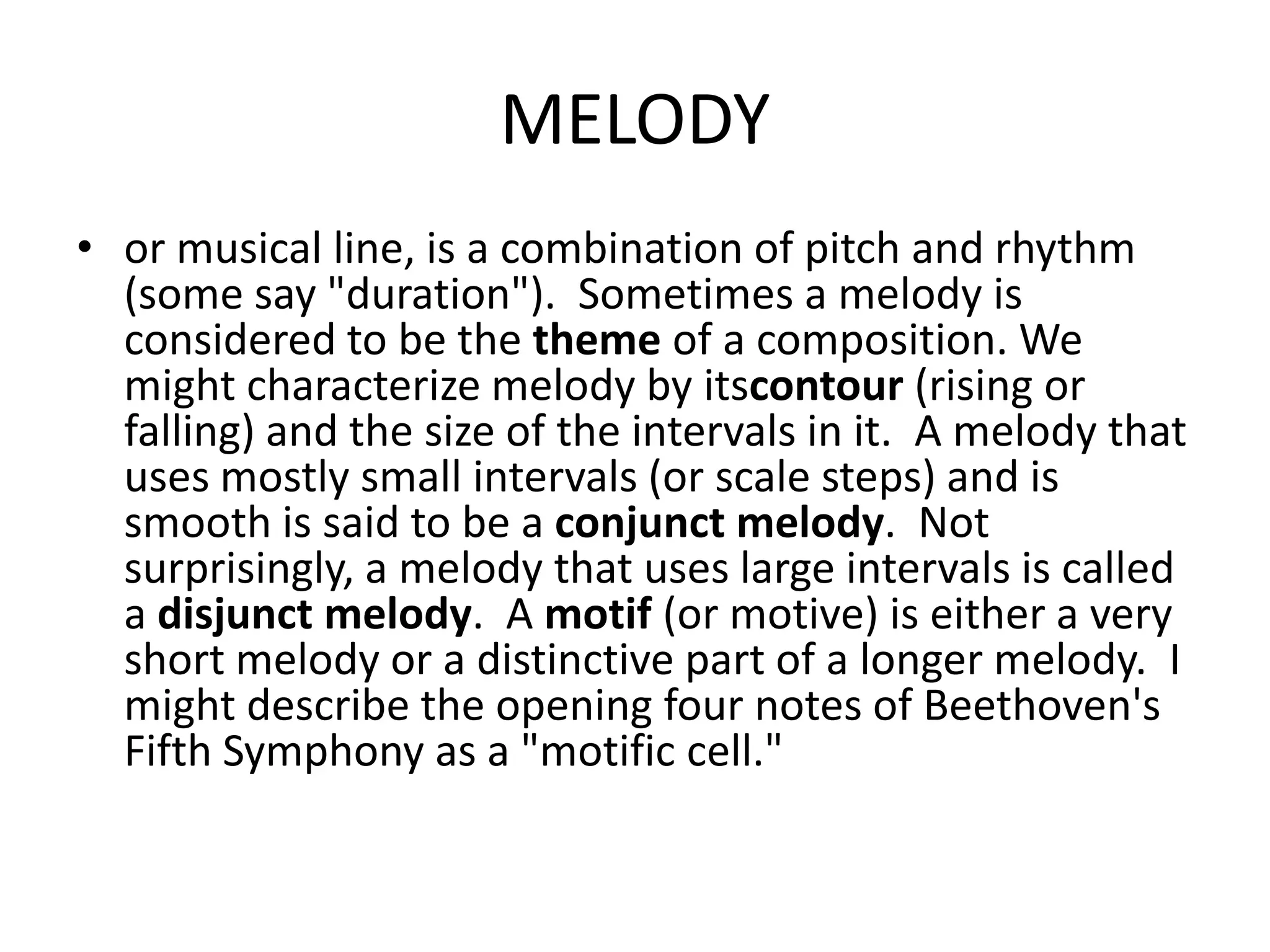 Elements of music powerpoint | PPTX