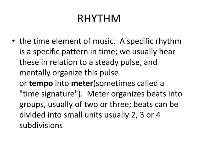 Elements of music powerpoint | PPTX | Classical Music | Music