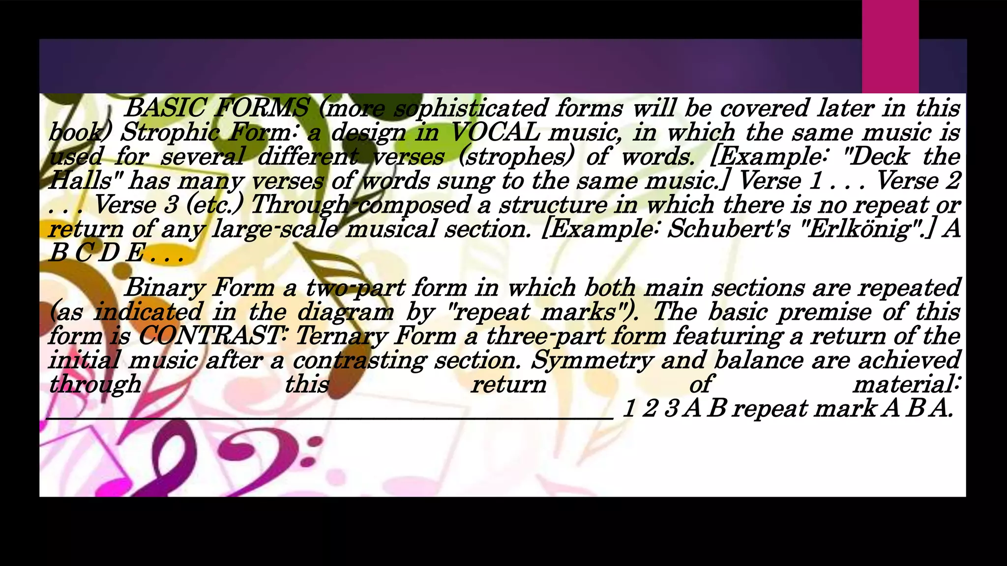 Elements of music ppt | PPTX