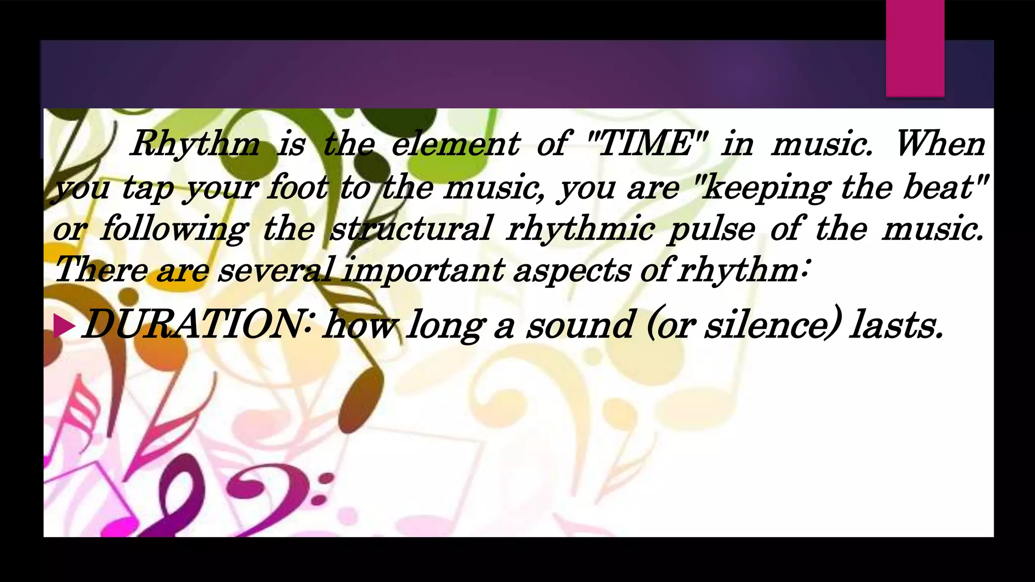 Elements of music ppt | PPTX