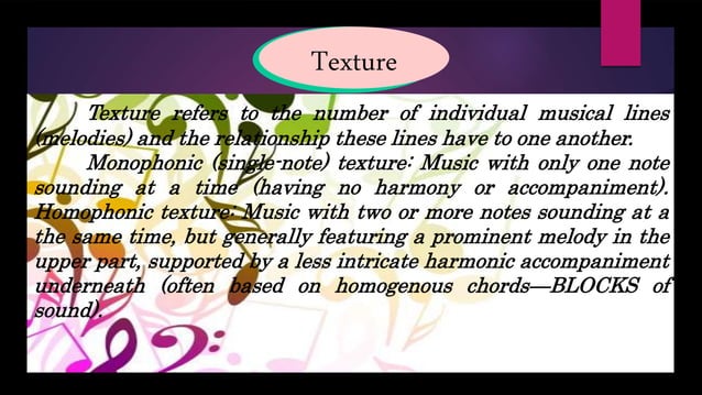 Elements of music ppt | PPTX | Classical Music | Music