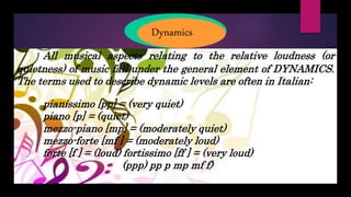 Elements of music ppt | PPTX