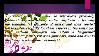 Elements of music ppt | PPTX