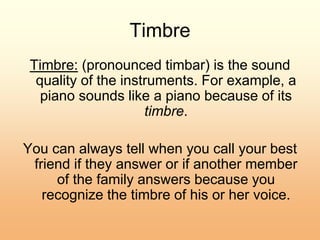 elements of music - ppt overview.ppt | Music | Entertainment