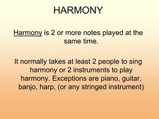 elements of music - ppt overview.ppt | Music | Entertainment
