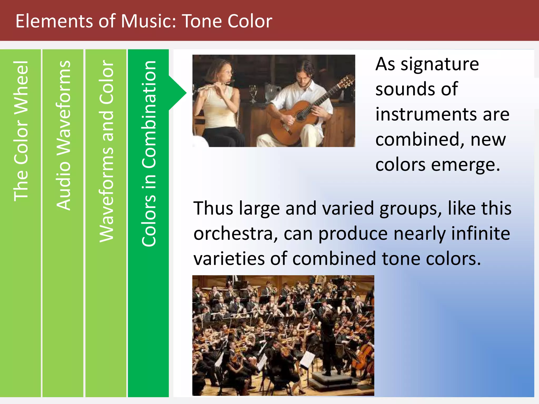 Elements of music: Tone Color | PPTX