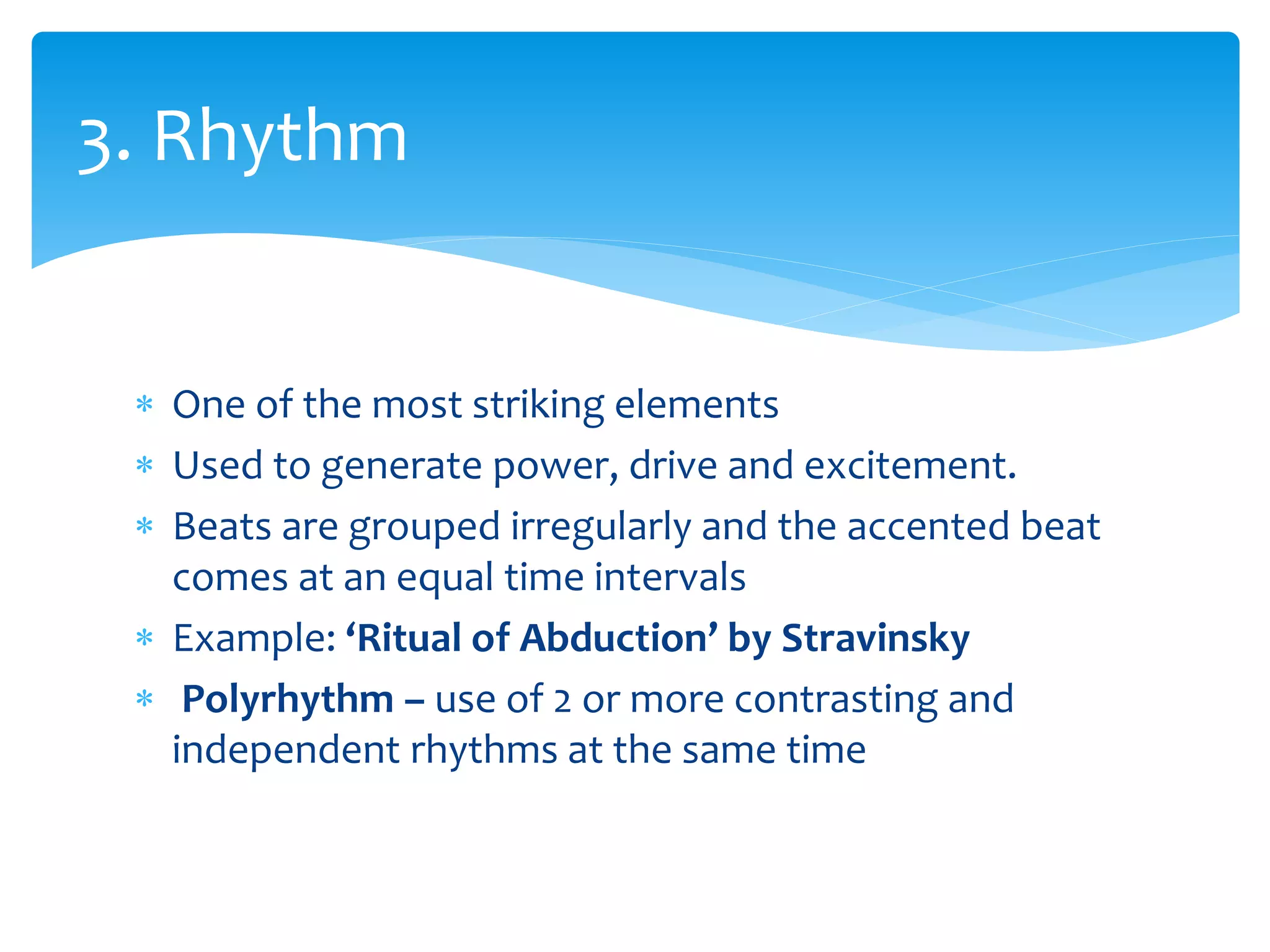 Elements of Music in the 20th Century | PPTX