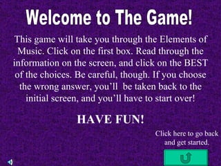 Elements Of Music Review Game My Version | PPT