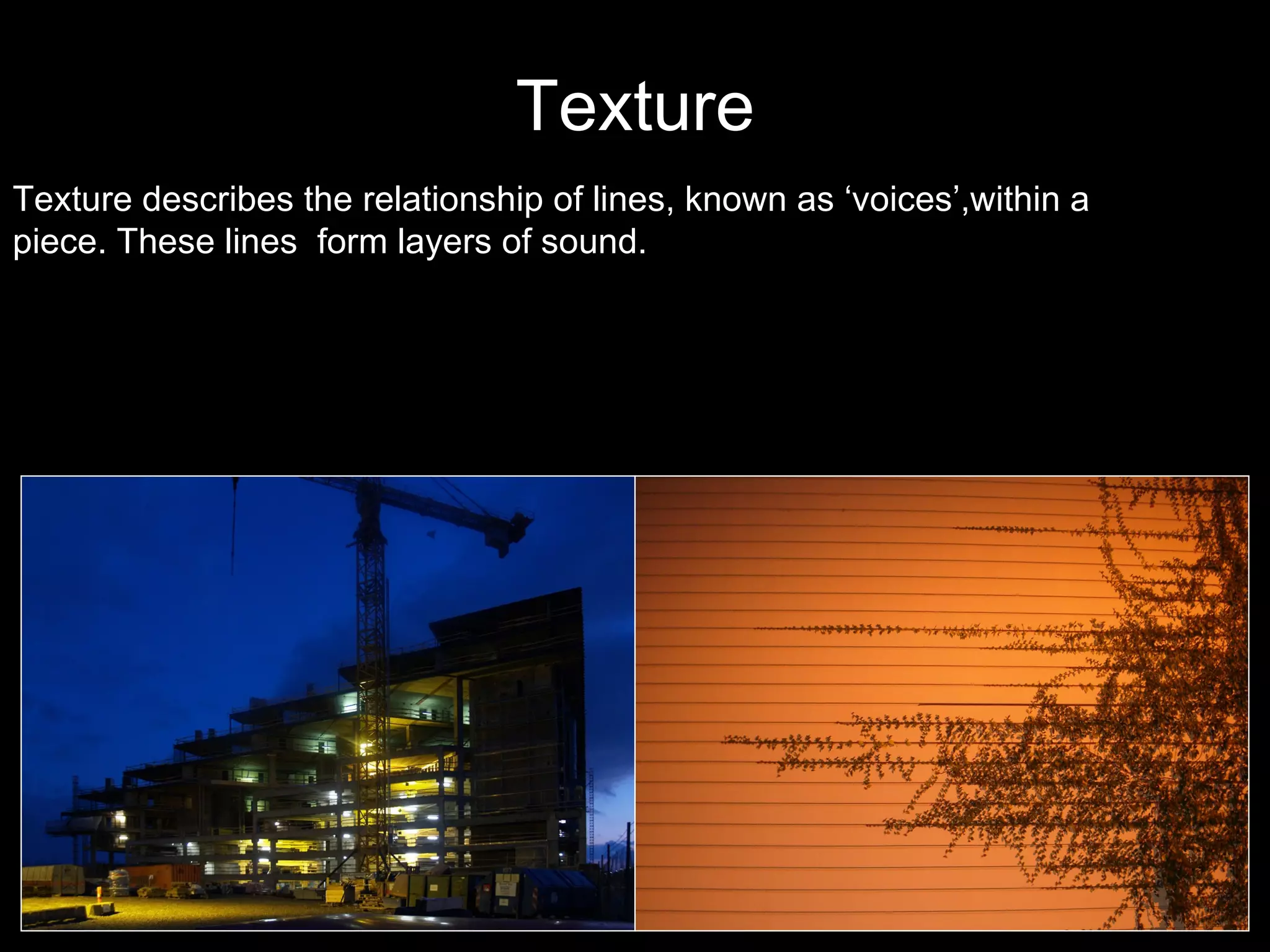 Elements of music - Definitions | PPS