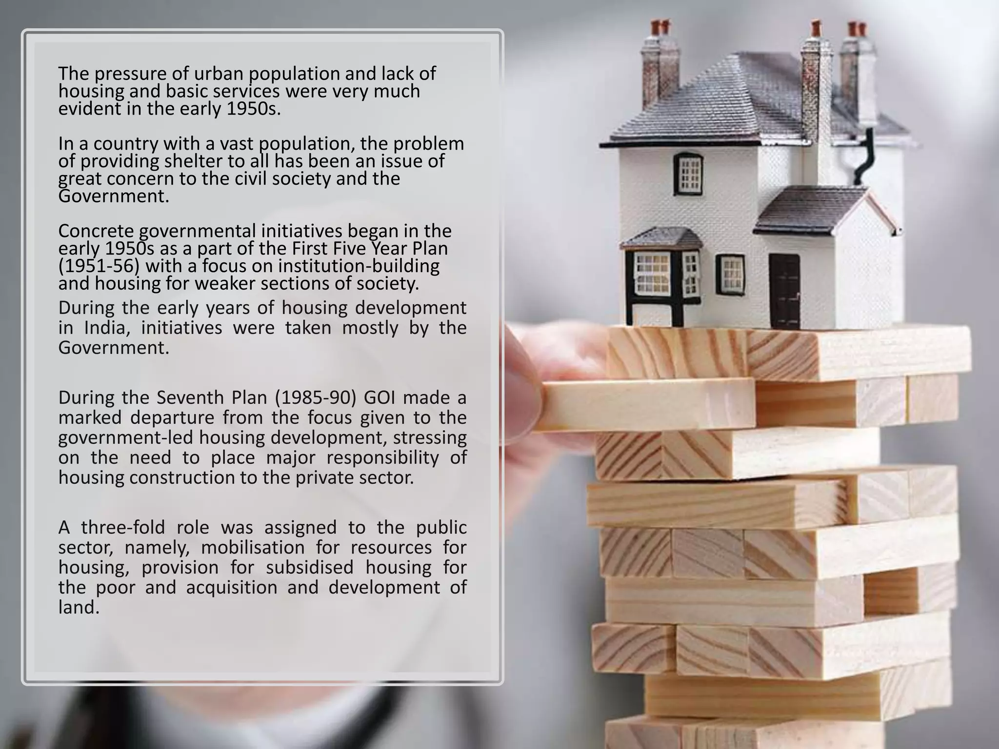 Elements of national housing policy | PPTX