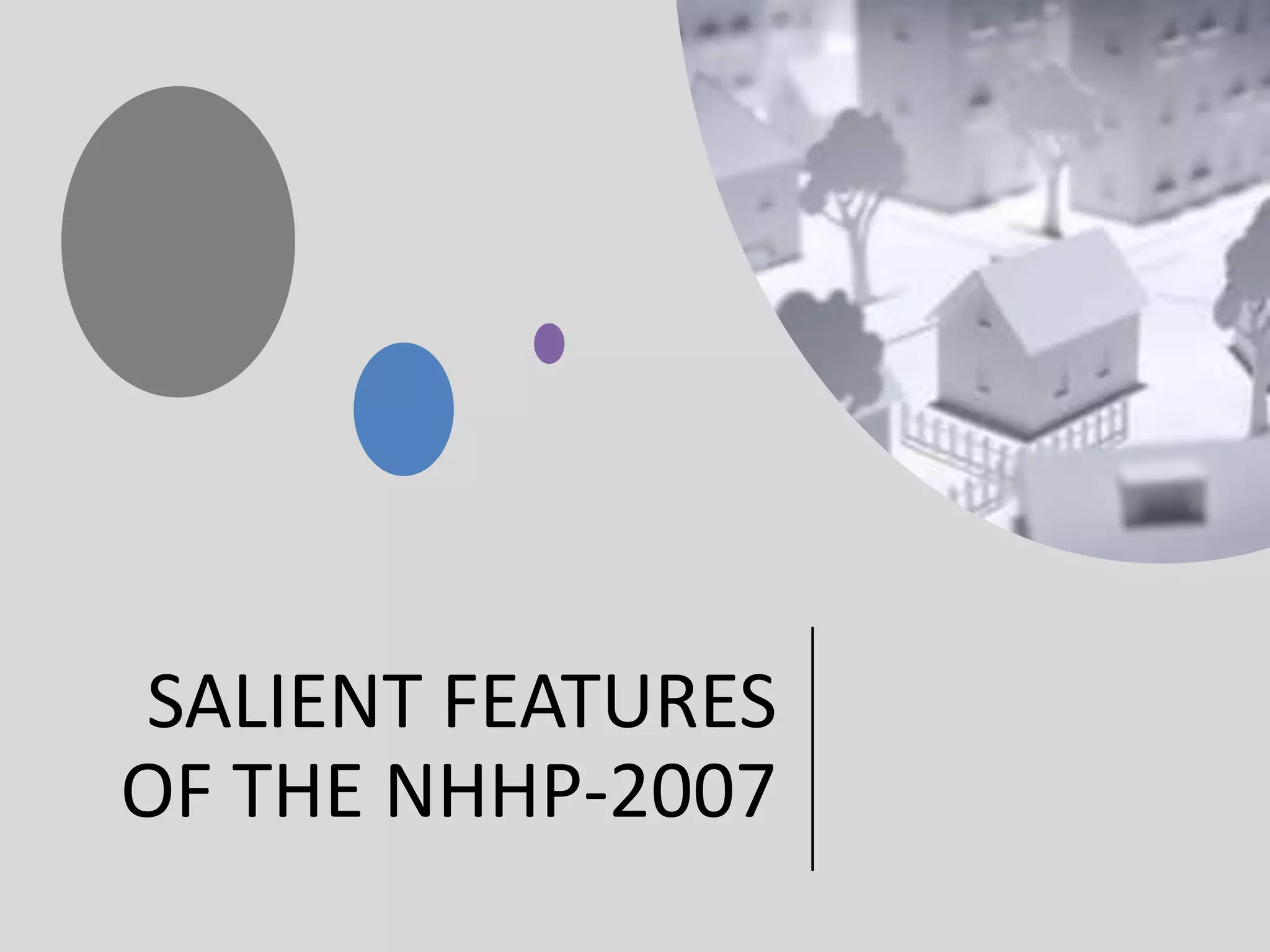 Elements of national housing policy | PPTX