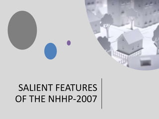 Elements of national housing policy | PPTX