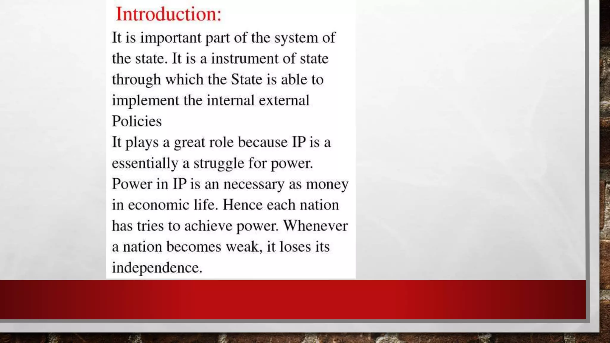 Elements Of National Power | PPTX