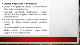 Elements Of National Power | PPTX