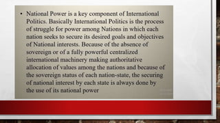 Elements Of National Power | PPTX