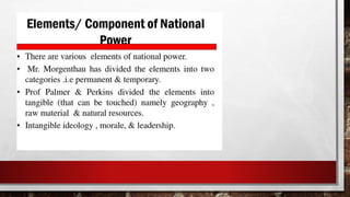 Elements Of National Power | PPTX