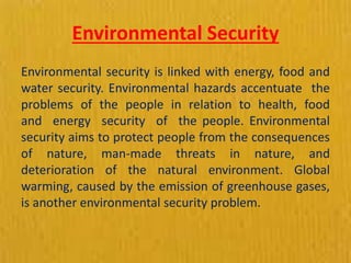 Elements of national security by Abid Hussain | PPTX