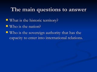 Elements of nationhood | PPT