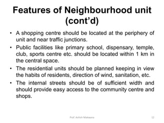 Elements of Neighbourhood_Building and Town Planning | PPT