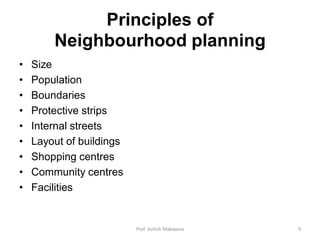 Elements of Neighbourhood_Building and Town Planning | PDF