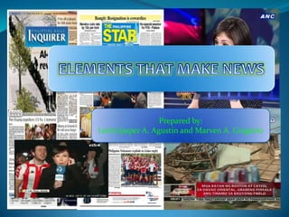 Elements of news | PPTX