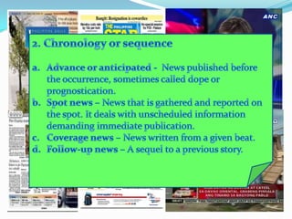 Elements of news | PPTX