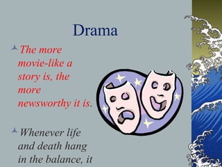 ENGLISH JOURNALISM - MATERI : Elements of News | PPT