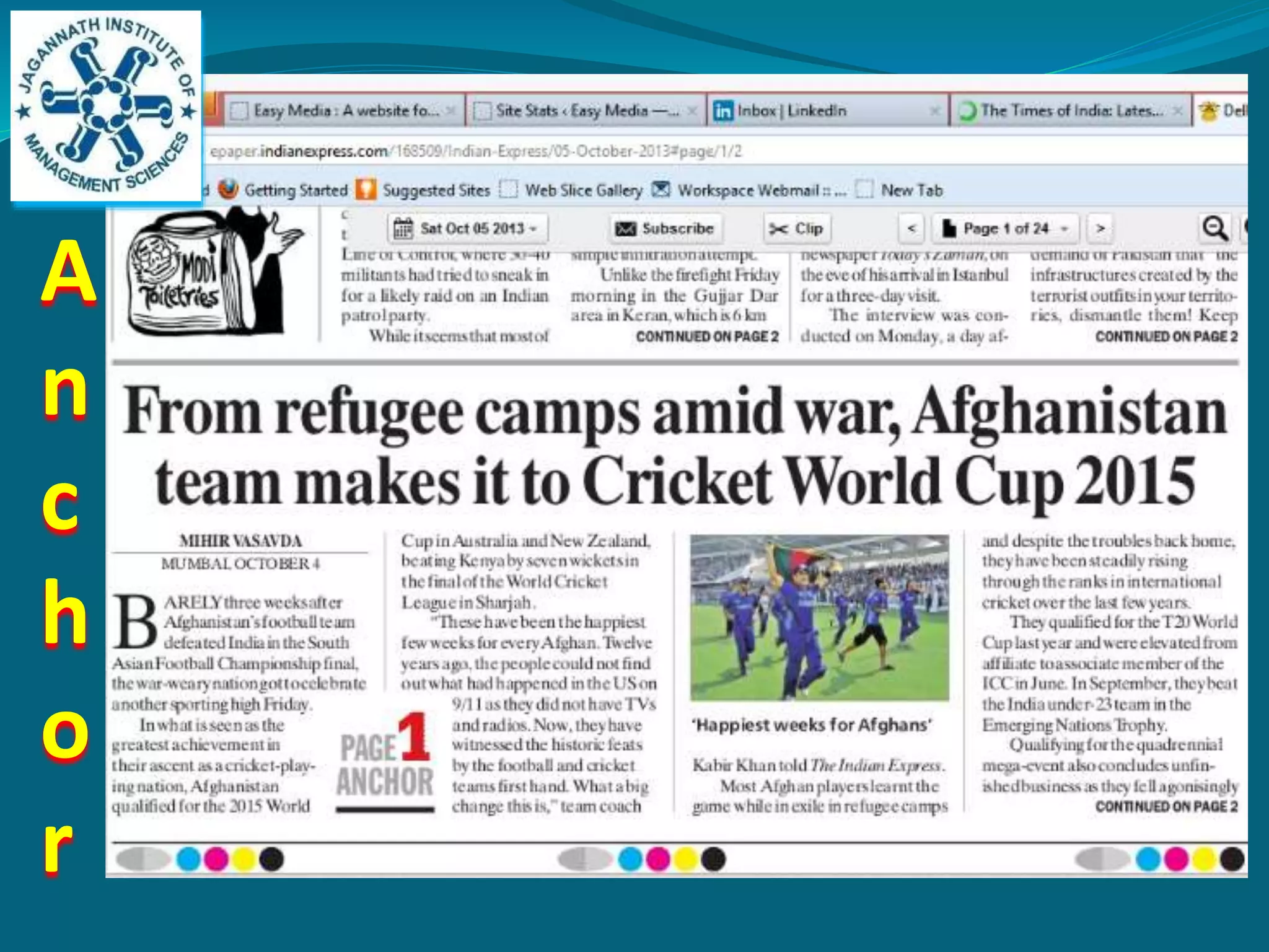 Elements of newspaper | PPTX