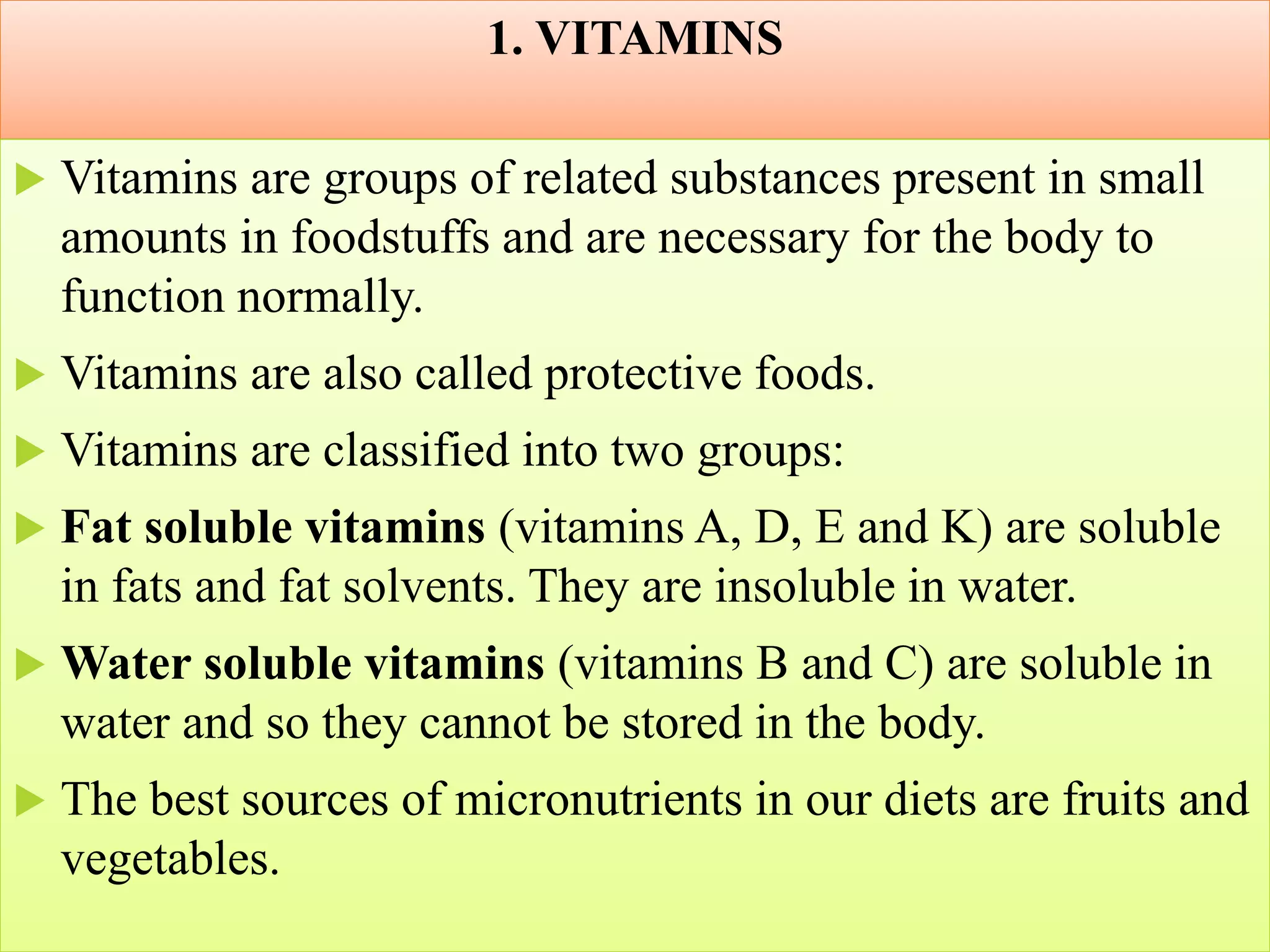 Elements of nutrition macro & micro nutrients | PPTX