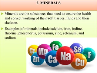 Elements of nutrition macro & micro nutrients | PPTX