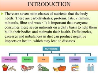 Elements of nutrition macro & micro nutrients | PPTX