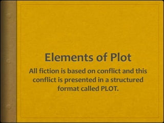 Elements of plot | PPTX