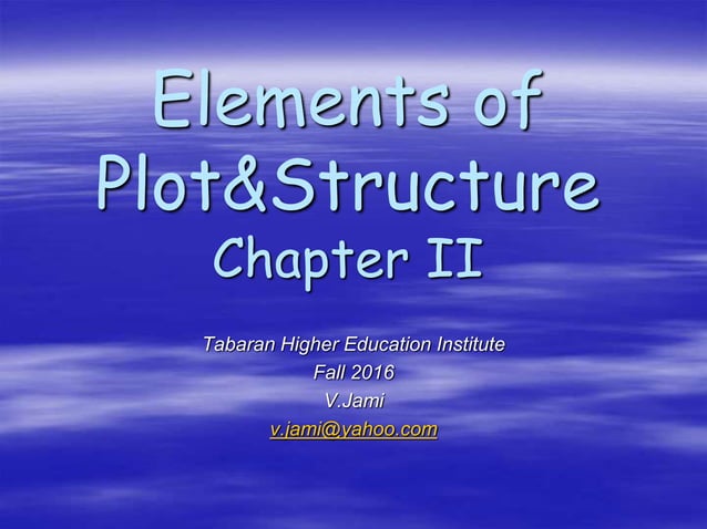 Elements of plot.2 | PPT