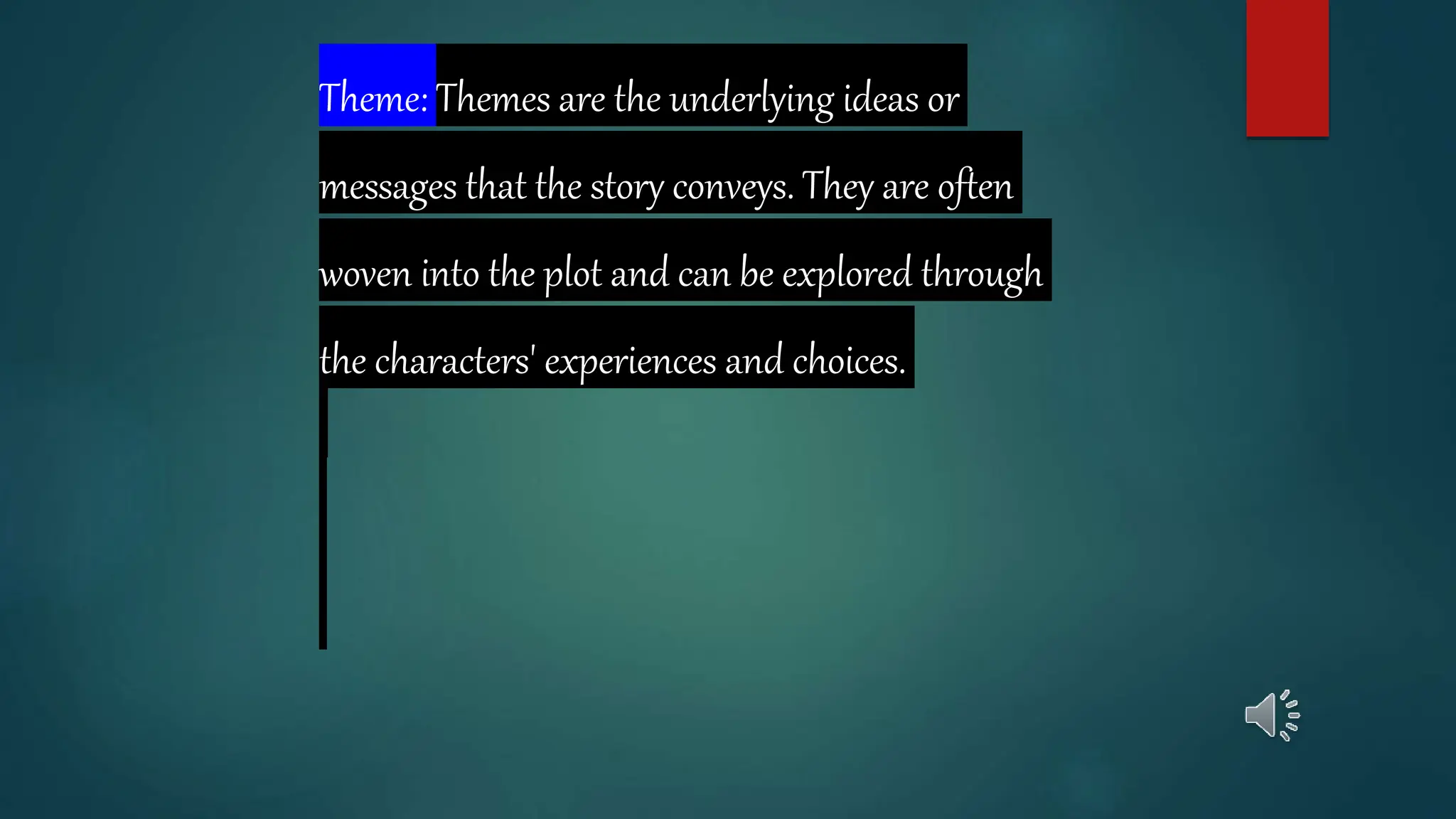 Essential elements of a plot in a short story | PPSX