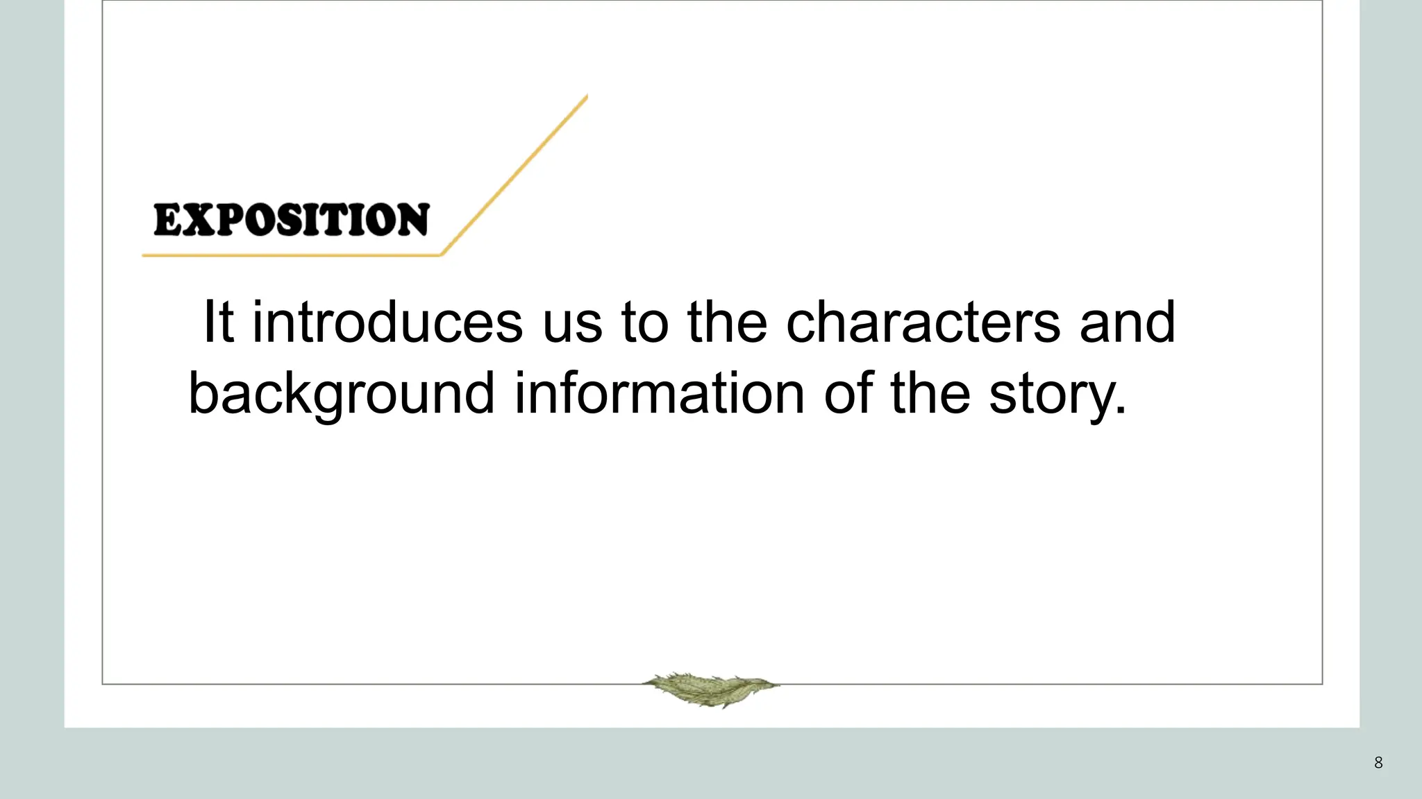 the five main ELEMENTS OF PLOT (ex).pptx