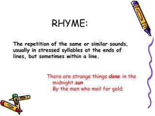 Poetry Elements | PPT