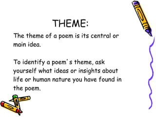 Theme Examples In Poetry