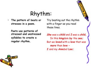 Elements of Poetry | PPT