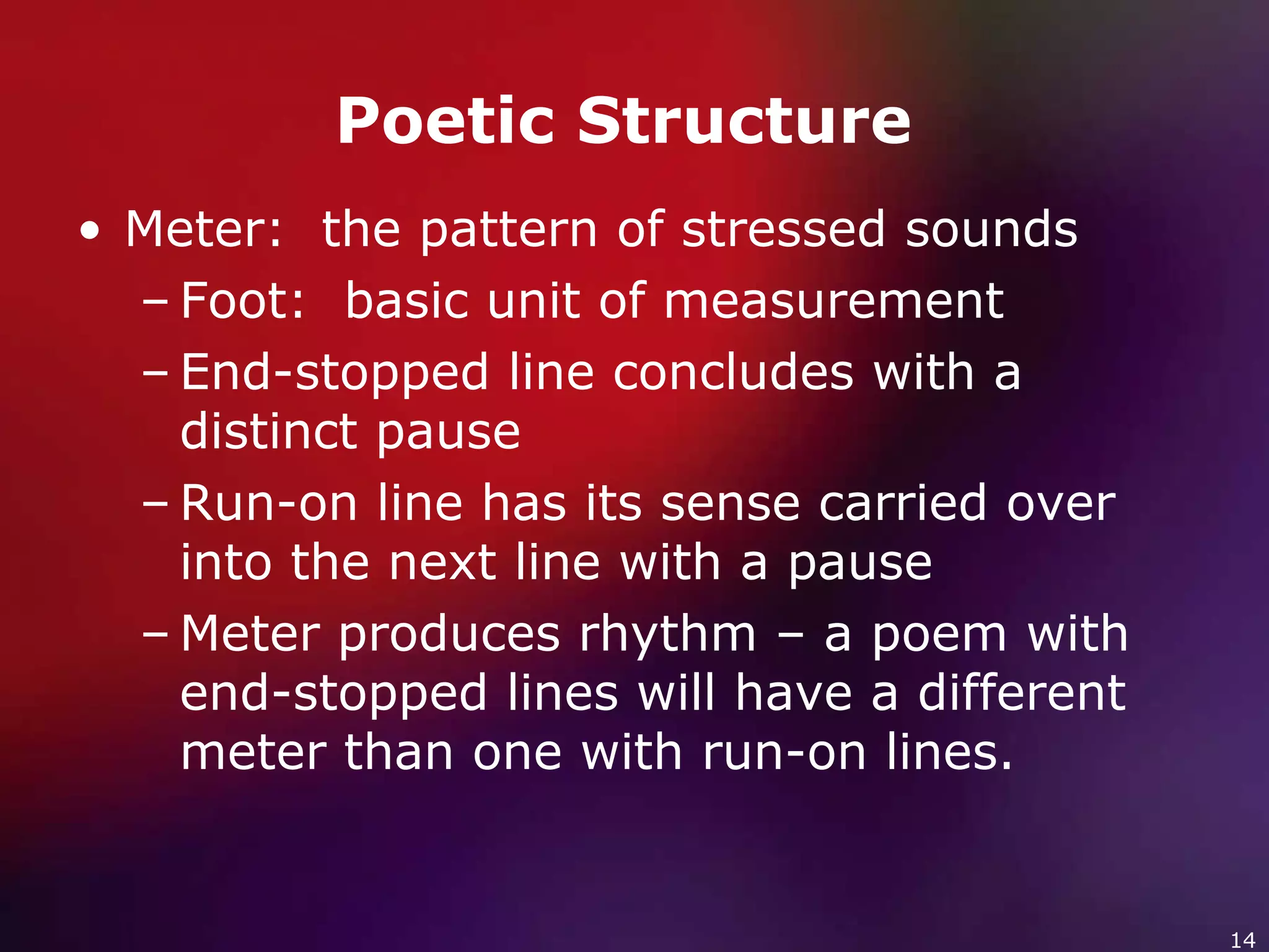 Elements of poetry | PPT