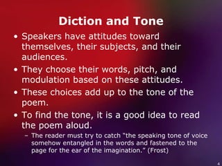 Elements of poetry | PPT