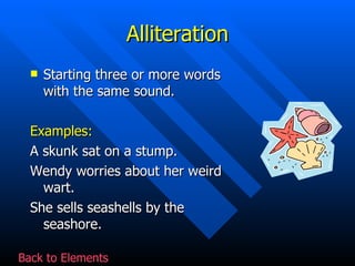 Elements of poetry | PPT