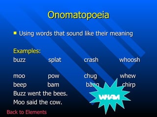 Elements of poetry | PPT