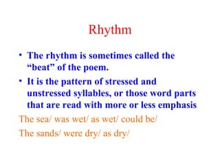 Elements of poetry | PPT
