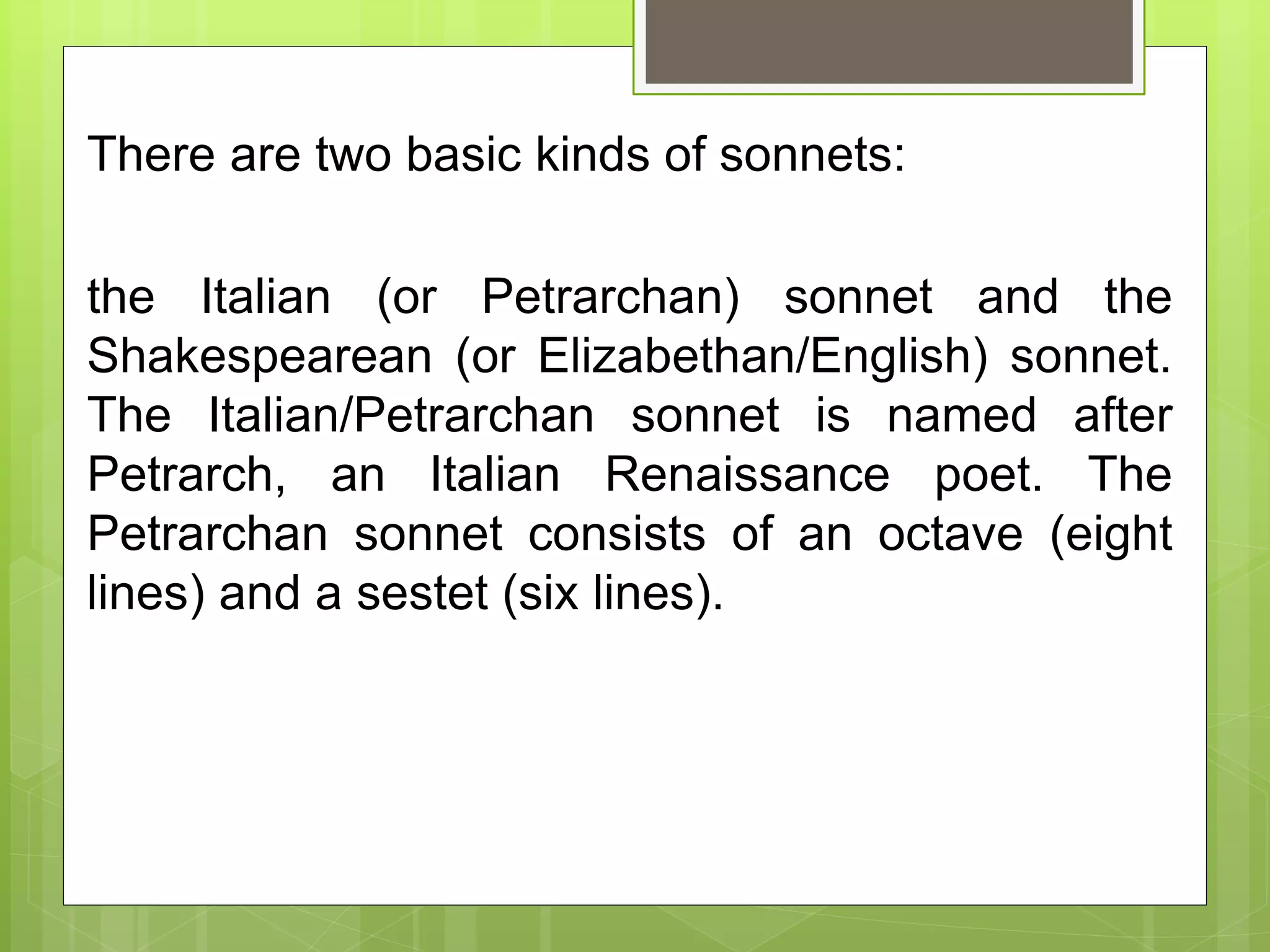 Elements of Poetry | PPTX