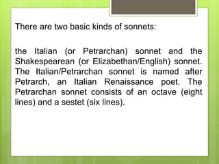 Elements of Poetry | PPTX