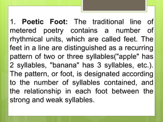Elements of Poetry | PPTX