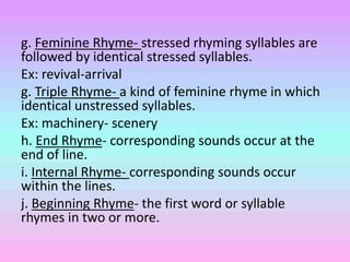 Elements of poetry | PPT