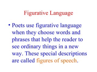 Elements of poetry | PPT