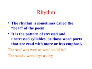 Elements of poetry | PPT