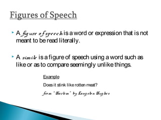 Elements of poetry | PPT